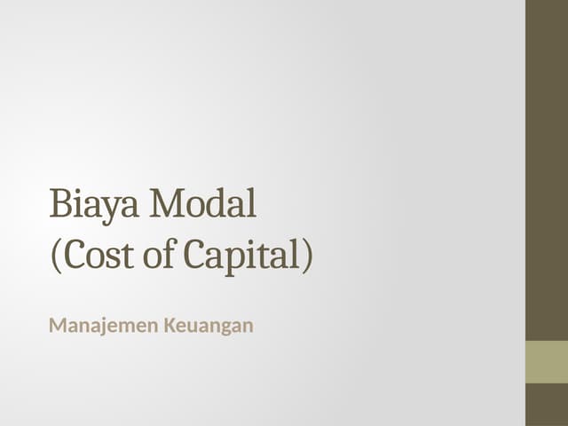 Materi bab 6 biaya modal manajemen keuangan.pptx