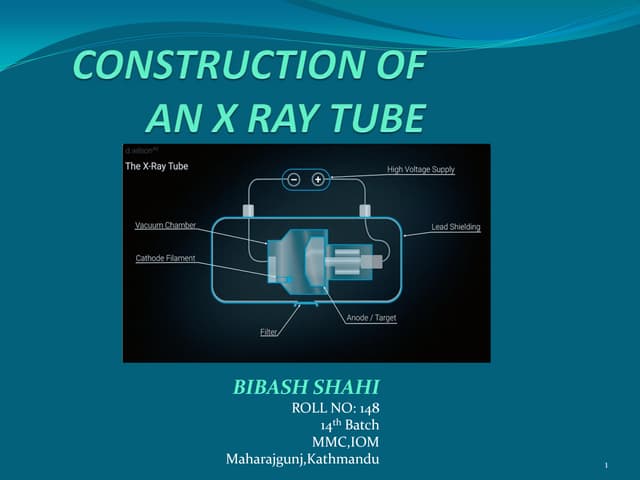 PARTS OF X-RAY TUBE | PPTX