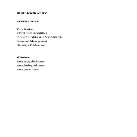 Bibiliography | DOCX