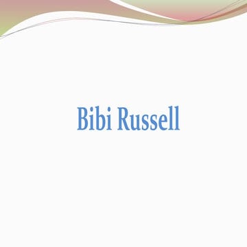 Bibi russell | PPTX