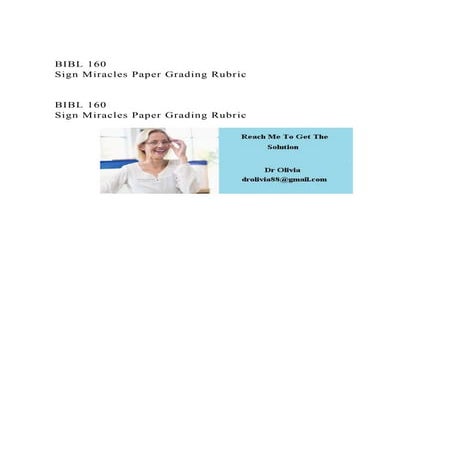 BIBL 160Sign Miracles Paper Grading RubricBIBL 160Sign M.docx ...