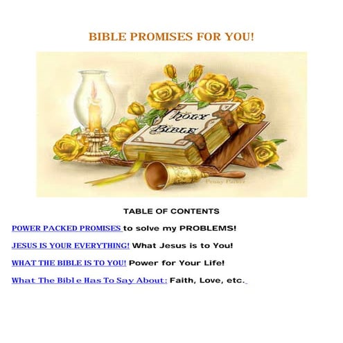 Bible Promises | PDF