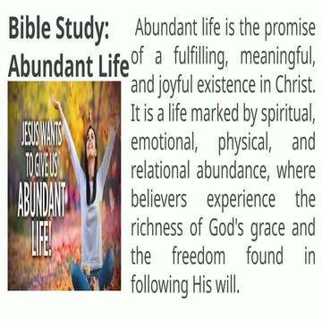 Bible-Study on the Meaning and Importance of Abundant-Life.pptx