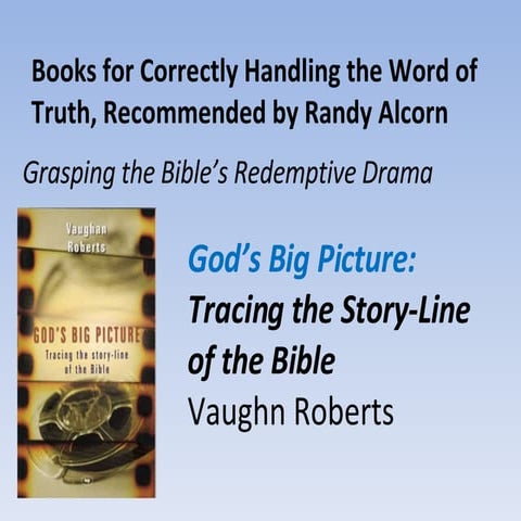 Bible Study Books Recommended by Randy Alcorn, from Randy's Message on ...