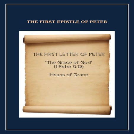 THE FIRST LETTER OF PETER | DOCX