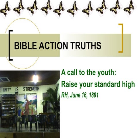 Bible action truths presentation | PPT