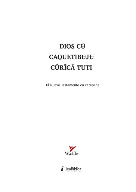 2 john bible in ticuna, tikuna, tukuna | PDF