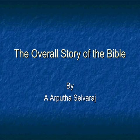 Bible's Stories | PPT
