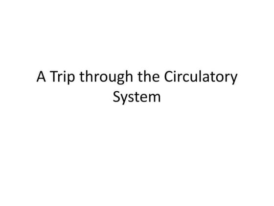 Ns3 unit 4 circulatory system | PPT