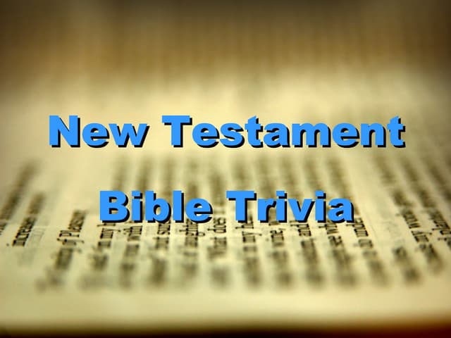 Bible quiz | PPT