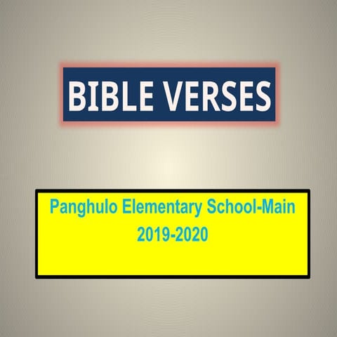 Bible Verses 2019-2020 November to March.pptx