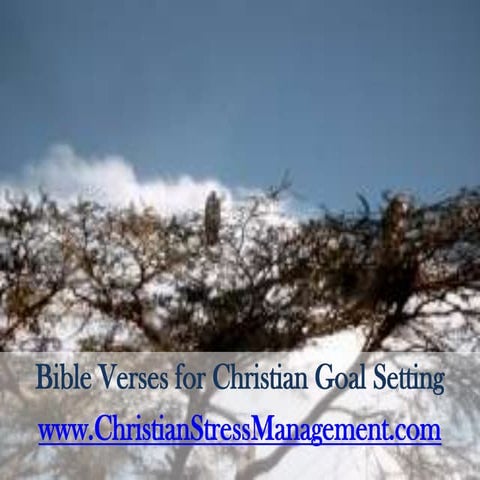 Bible verses for Setting Goals | PPTX