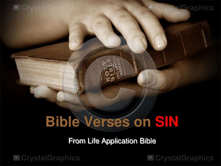 Bible Verses On Sin