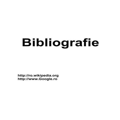 Bibliografie | DOC