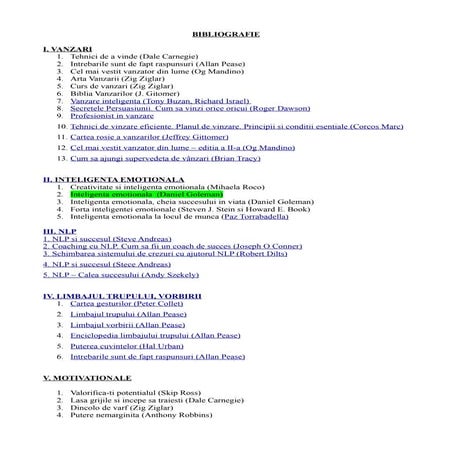 Bibliografie carti-interesante-dezvoltare | PDF