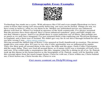 Bibliographic Essay Example | PDF