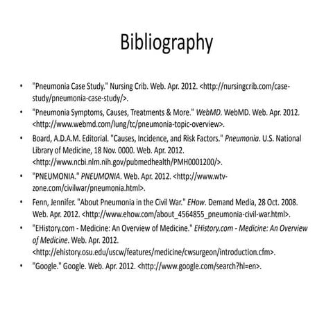 Bibliography | PPTX