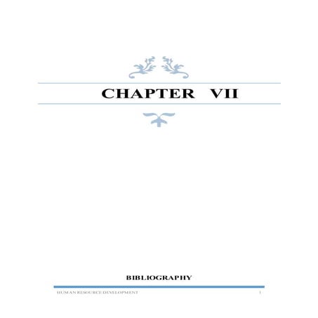 Training & development Bibliography | DOCX