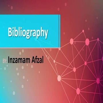 Bibliography | PPT