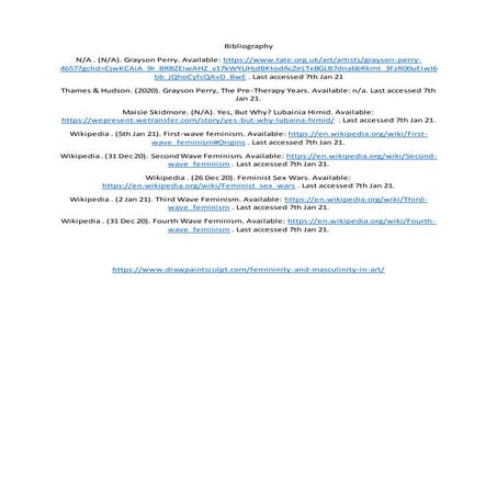 Bibliography | DOCX