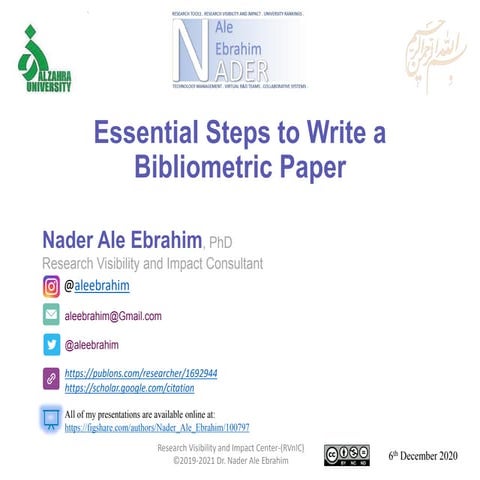 Essential Steps to Write a Bibliometric Paper | PDF