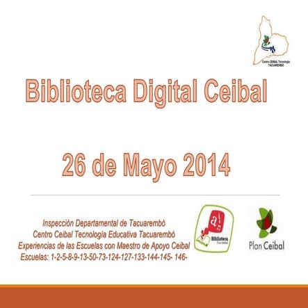 Biblioteca digital ceibal | PDF