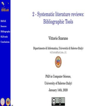 2 - Systematic Literature Reviews: tools | PDF