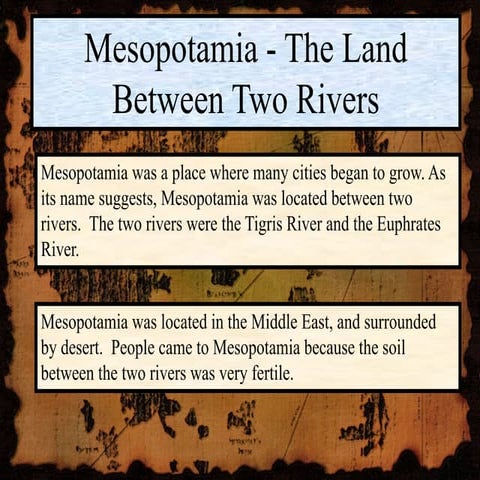 An Mesopotamia civilization | PPT