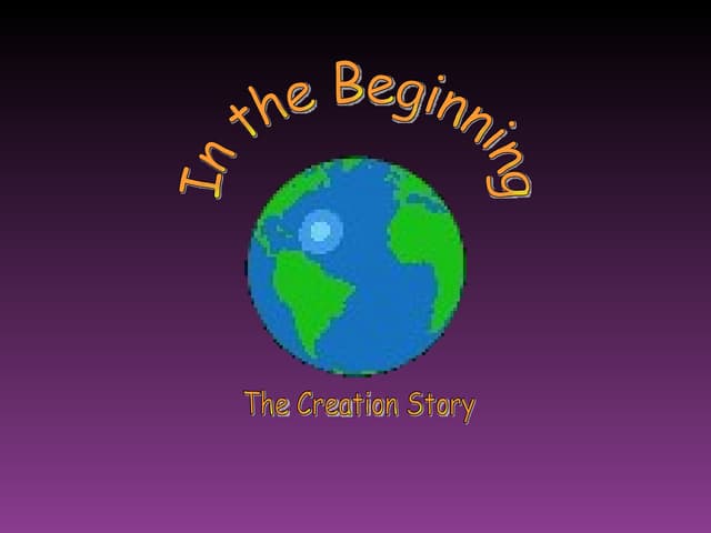 Creation story | PPT