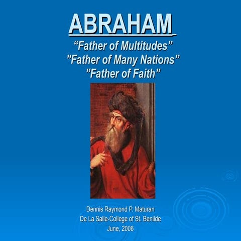 B I B S T U D Lesson 11 Abraham And Descendants | PPT