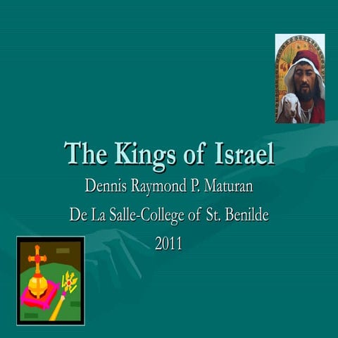 B I B S T U D Lesson 15 The Kings Of Israel | PPT