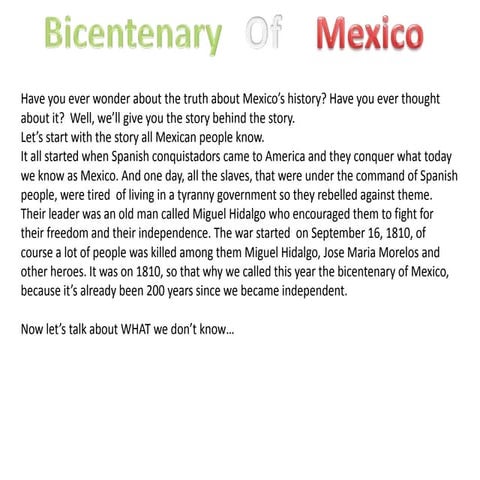 Mexico Independence | PPT