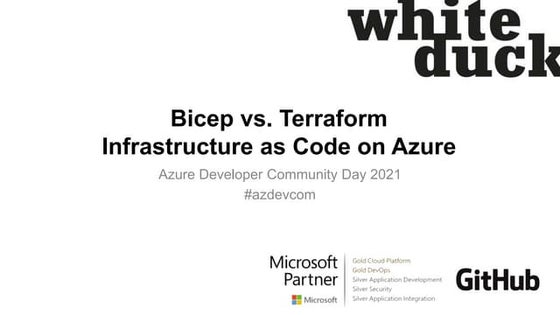 Infrastructure as Code on Azure: Show your Bicep! | PPTX