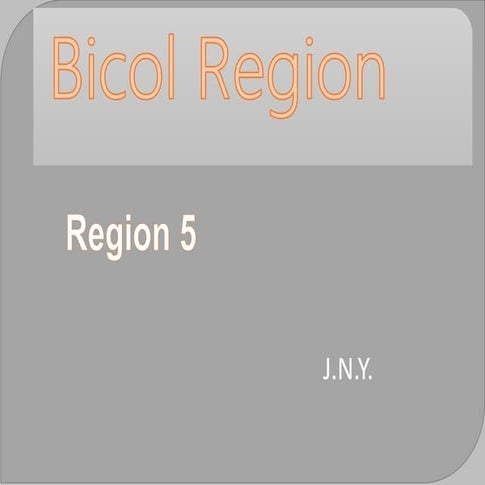 Bicol Region | PPTX
