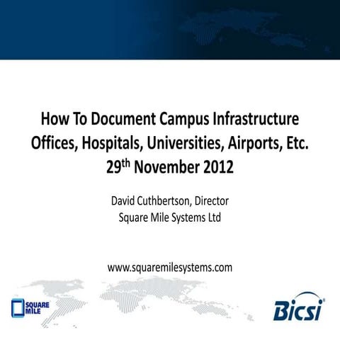 How to document campus IT infrastructures | PPT