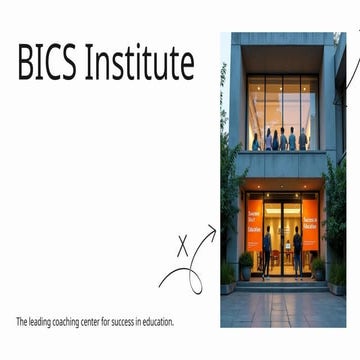BICS Institute. for Best Exa Coaching Centre | PPT