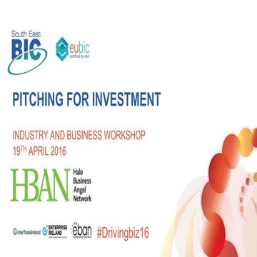 Pitching for investment | PPTX