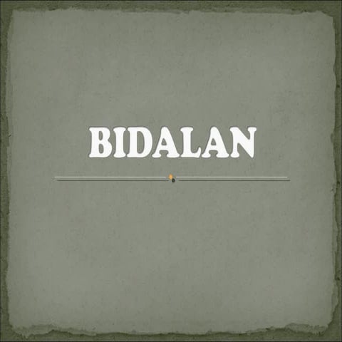 Bidalan | PPT