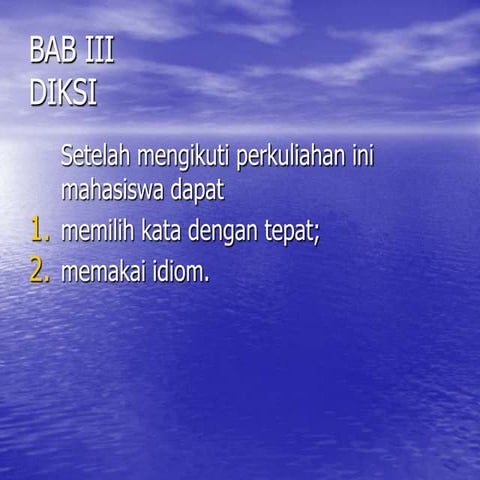 Bi diksi | PPT