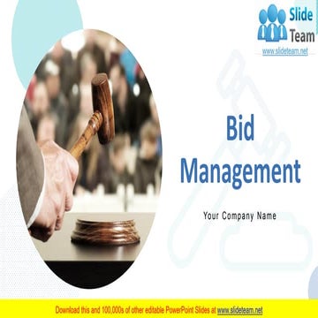 Bid Management PowerPoint Presentation Slides | PDF