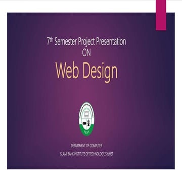 Final Year Project Presentation | PPTX