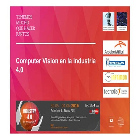 Jornada: Computer Vision en la Industria 4.0 | PDF