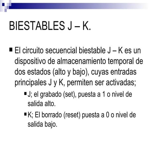 Biestable | PPT