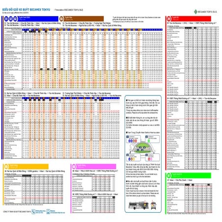 Bieu do gio xe buyt becamex tokyu | PDF