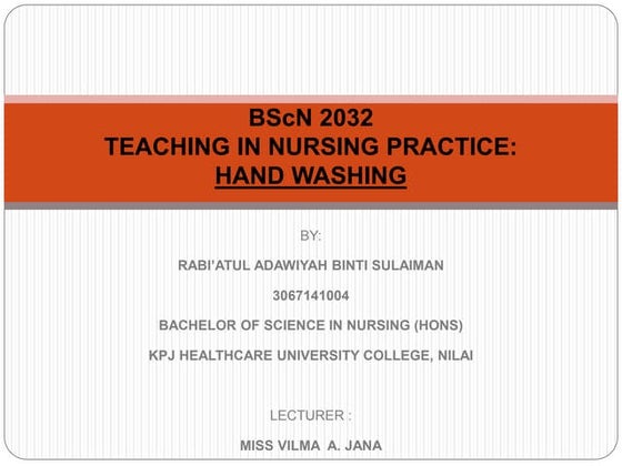 5 moment hand hygiene | PPT