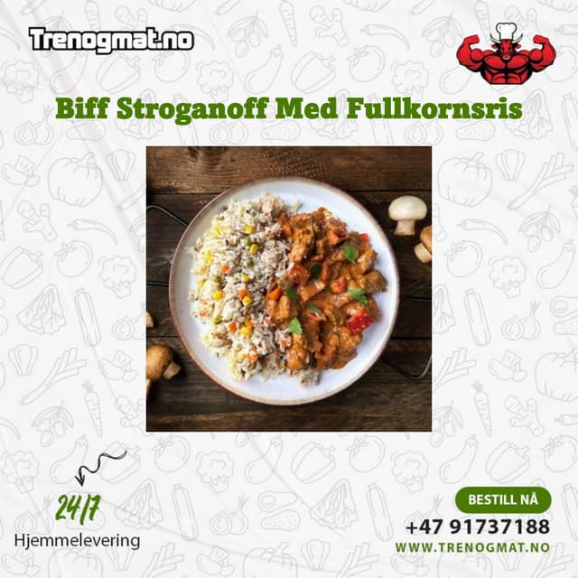 Biff Stroganoff Med Fullkornsris - Trenogmat | PDF