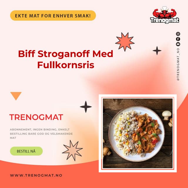 Biff Stroganoff Med Fullkornsris - TrenogMat | PDF