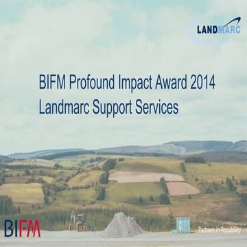 BIFM profound impact 2014 | PPT