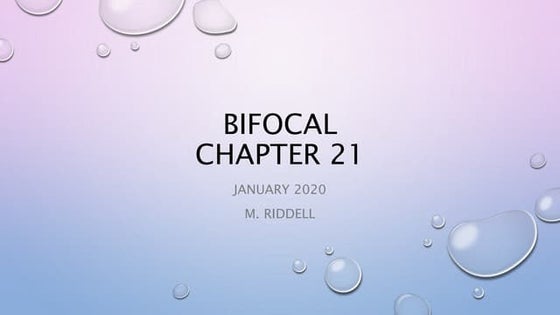 Bifocal - Chapter 22 | PPT