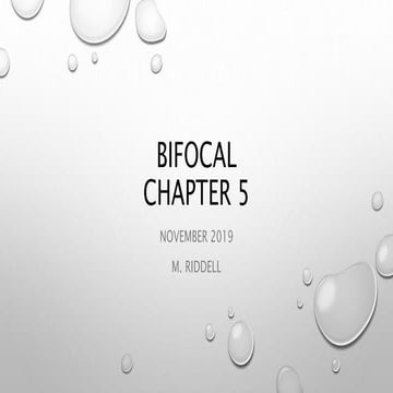 Bifocal Chapter 5 | PPT